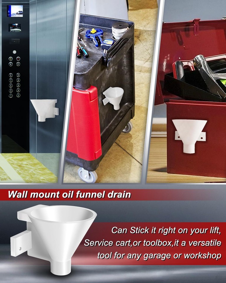 Funnel Holder/Drip Drain Rack, Magnetic Mount for Toolbox, Lift ...
