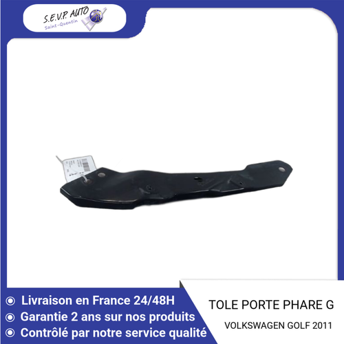 🇫🇷 TOLE PORTE PHARE GAUCHE VOLKSWAGEN GOLF VI 2008- ♻️ 5K0806929B | eBay