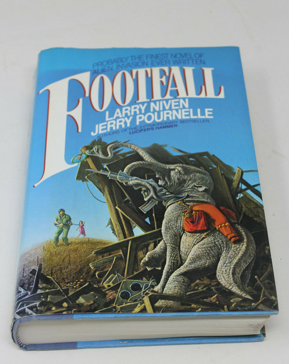 FOOTFALL Larry Niven & Jerry Pournelle 1985 Hardcover in DJ BCE Science ...