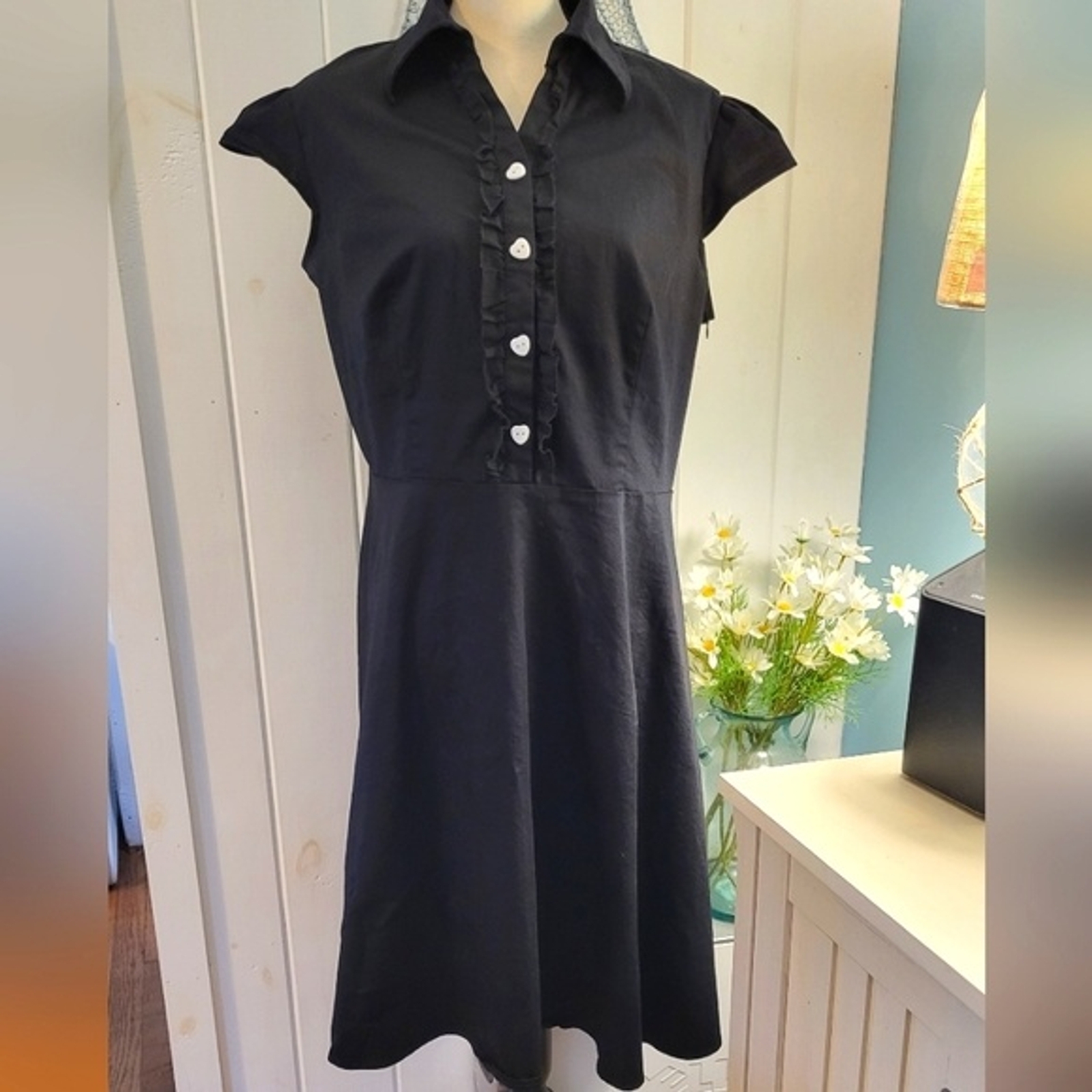 Wedtrend Pinup Retro Fit and Flare Cotton Dress - Gem