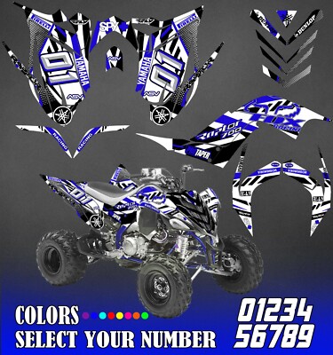 2006-2013 Yamaha Raptor 700 Graphics Kit ATV Decals Stickers | Genuine OEM