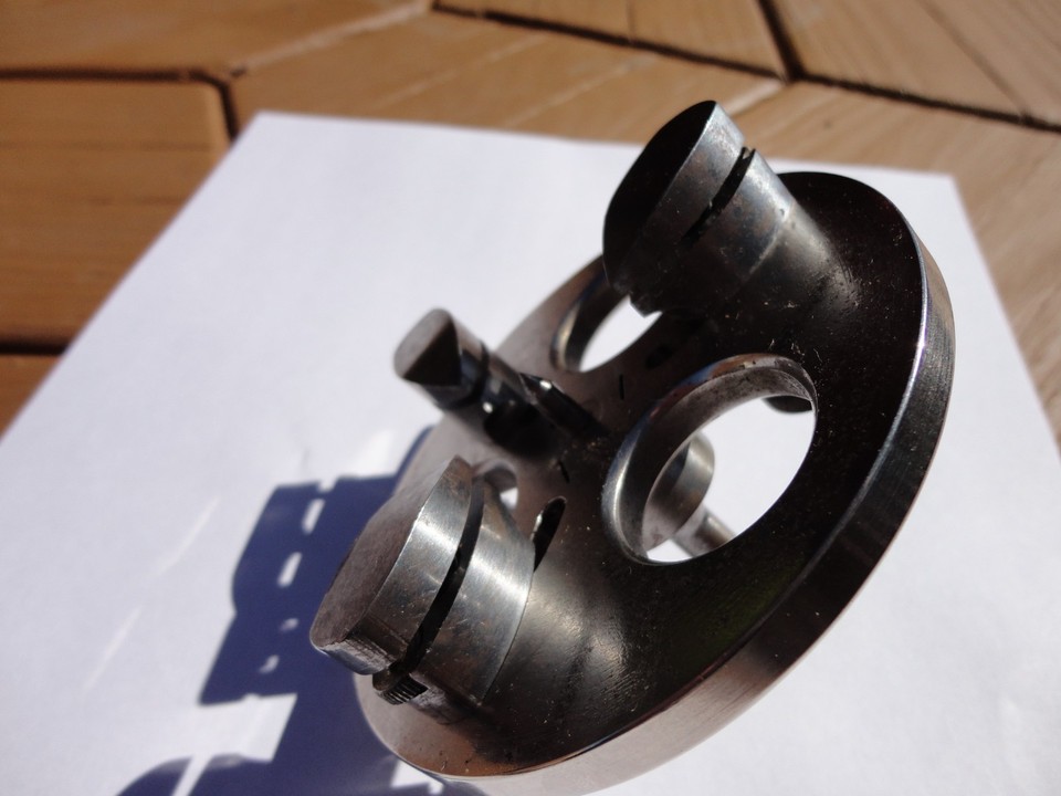 Antique Watchmakers Lathe 8mm MJL & S. 3-Jaw Chuck Face Plate 98MM ...
