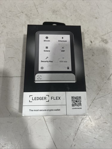 Ledger Flex - Crypto Hardware Wallet w/ E Ink Touch Screen & Bluetooth ...