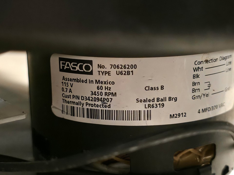 Fasco D342094P07 Furnace Inducer Motor 70626200 | eBay