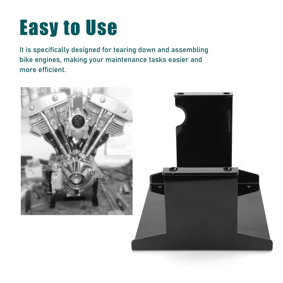 Engine Stand Mounting Bracket Steel for Harley Big Twin EVO Touring ...