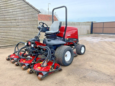2012 TORO GROUNDMASTER 4300-D 5 GANG POD RIDE SIT ON LAWN MOWER JOHN ...