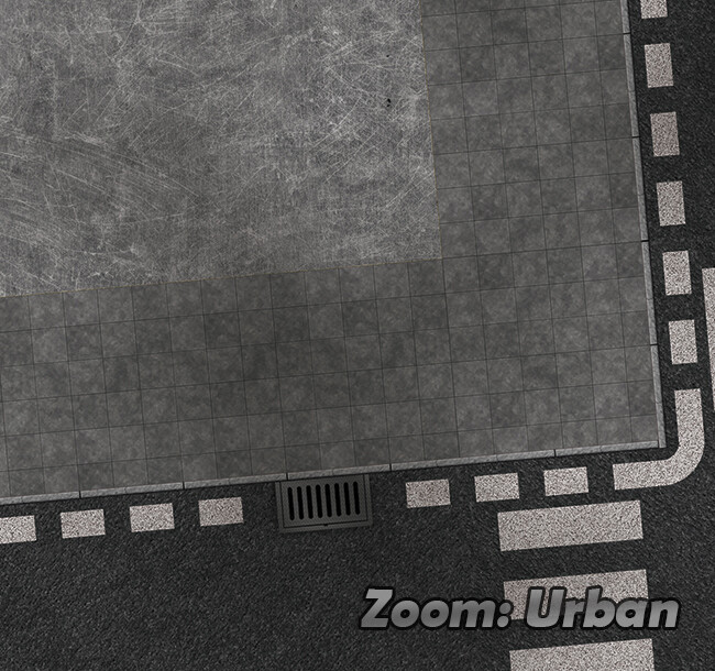 Urban "H" 3x3 Vinyl Play Mat ideal Marvel Crisis Protocol Game Terrain ...