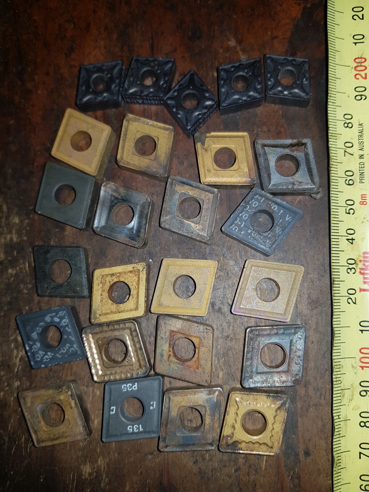 26++ Sandvik Sumitomo Valenite used Carbide Tip inserts, large rhombus ...