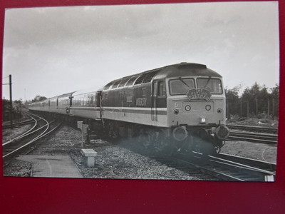 PHOTO CLASS 47 47602 AT DERBY 4/6/89 HEADBOARD THE FLYING POSTMAN | eBay UK