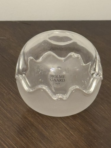 Holmegaard 1825 glass Holder made in Denmark Preowned With original Box ...