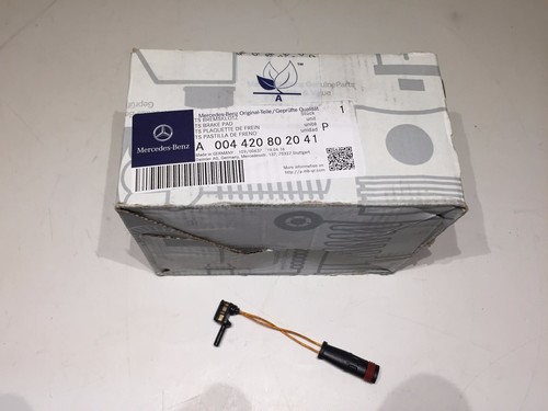 Mercedes-Benz Genuine Front Brake Pad Set, Pads w/Sensor 0044208020 ...