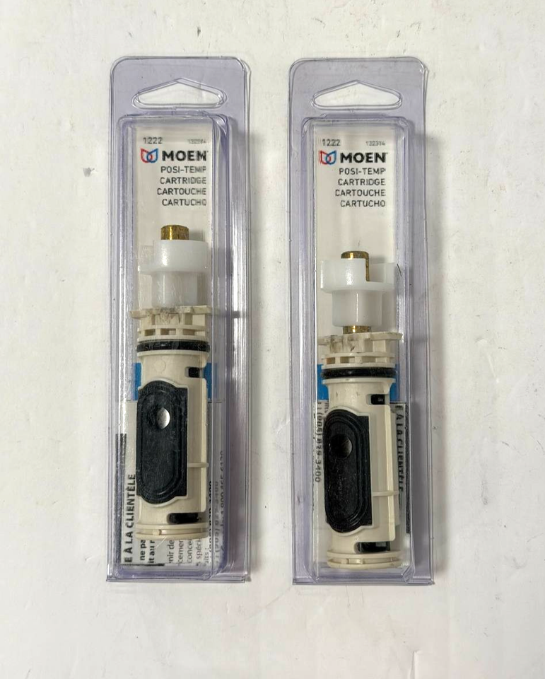 2 x Genuine MOEN 1222, 132314 Posi-Temp Shower Cartridge | eBay