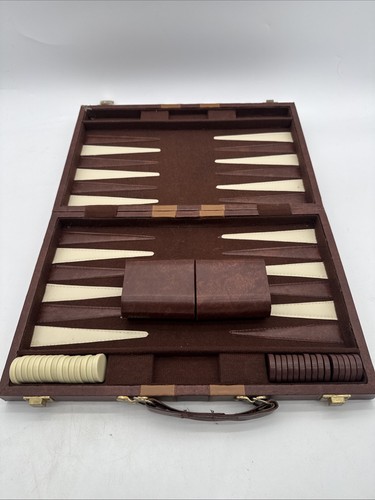 1970'S ARIES OF BEVERLY HILLS BACKGAMMON Game TRAVEL SET VINTAGE VTG | eBay