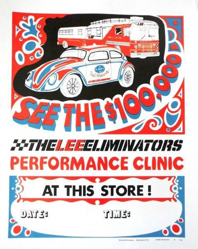 VW Empi / Lee Eliminators poster 1971 - Limited re-edition | eBay