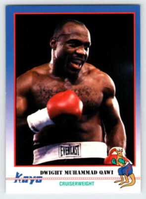 DWIGHT MUHAMMAD QAWI CRUISERWEIGHT BOXER Kayo Boxing Trading Card 1991 ...