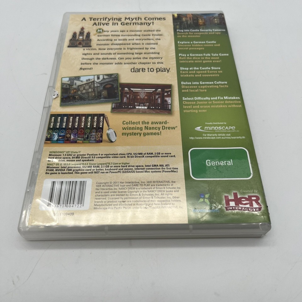 Nancy Drew 24 The Captive Curse PC Mac DVD Game 2011 Mystery # 24 | eBay
