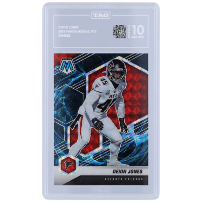 Deion Jones Atlanta Falcons 2021 Panini Mosaic Genesis Prizm #17 Card ...