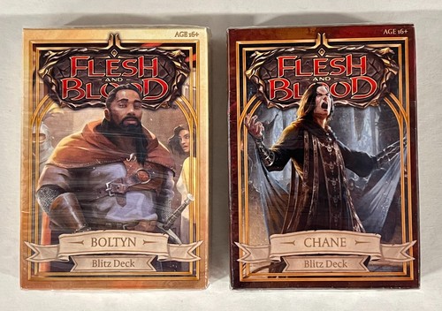 Flesh & Blood TCG Card Blitz Decks Boltyn and Chane | eBay