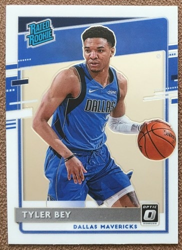Tyler Bey 2020-21 Donruss Optic Rated Rookie #186 Dallas Mavericks ...