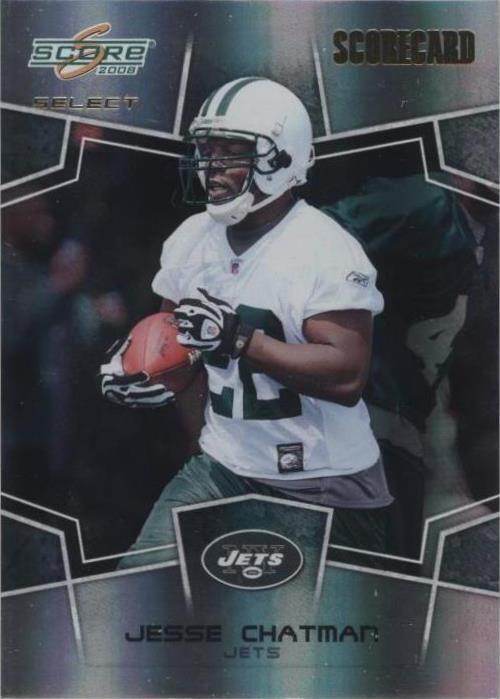 2008 Score Select - Jesse Chatman #215 Scorecard /100 for sale online ...