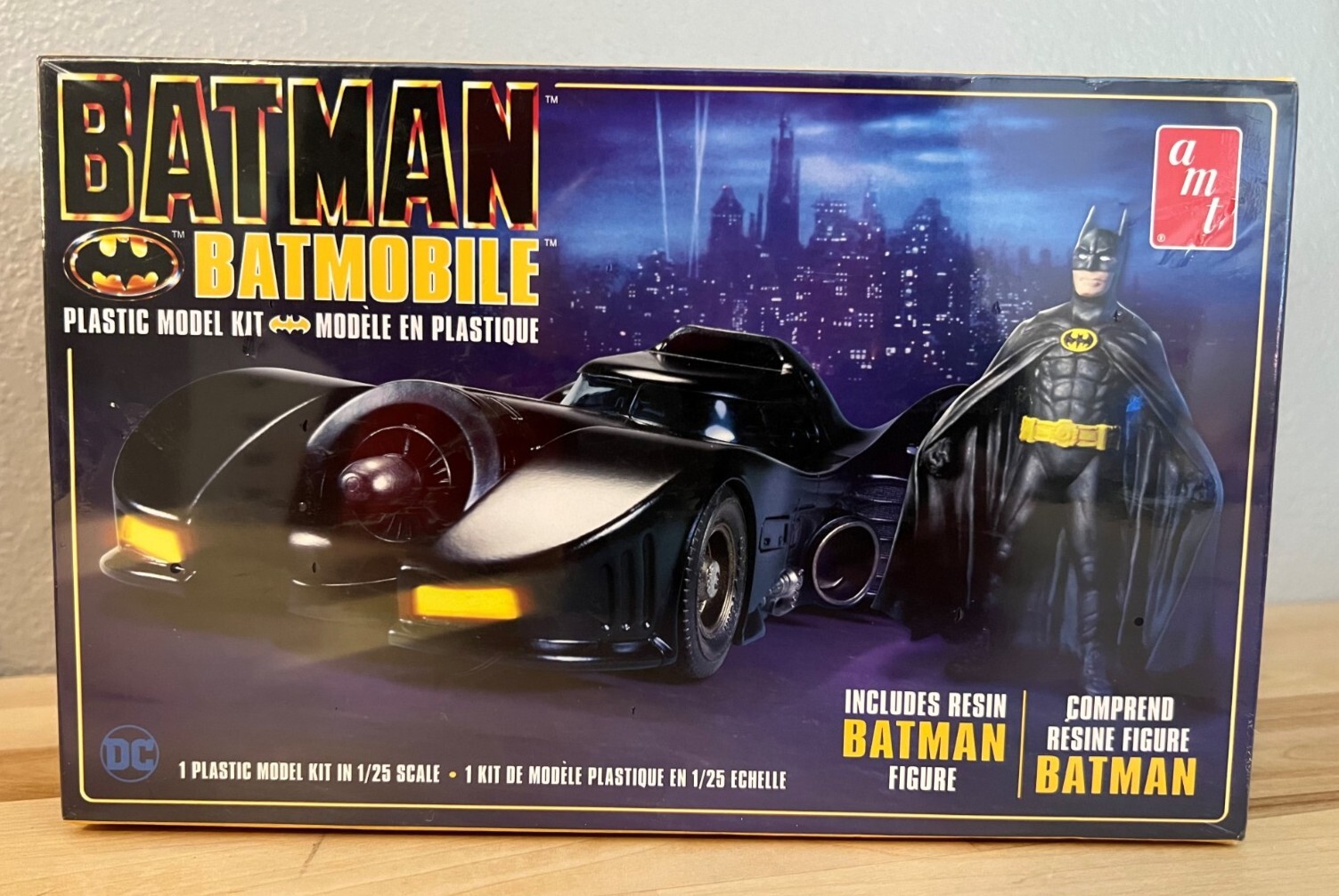 amt Batman Batmobile plastic model kit, 1/25 scale, includes figure ...