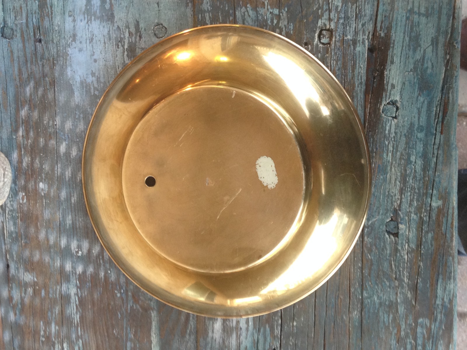 BIBLE DANIEL LION'S DEN ISRAEL BRASS & HAND PAINTED ENAMEL PLATE ...