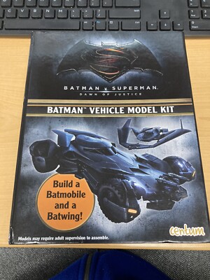 NEW Batman Vehicle Model Kit / Build a Batmobile and a Batwing! Paper ...