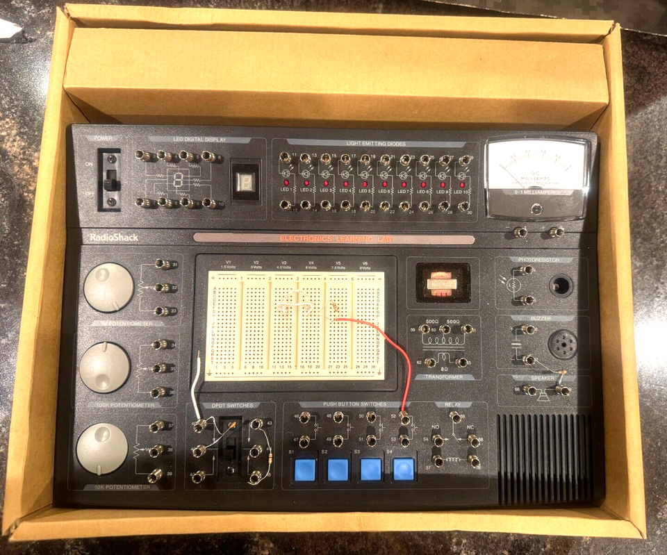 Vintage Radio Shack Electronics Learning Lab Model-28-280 Untested | eBay