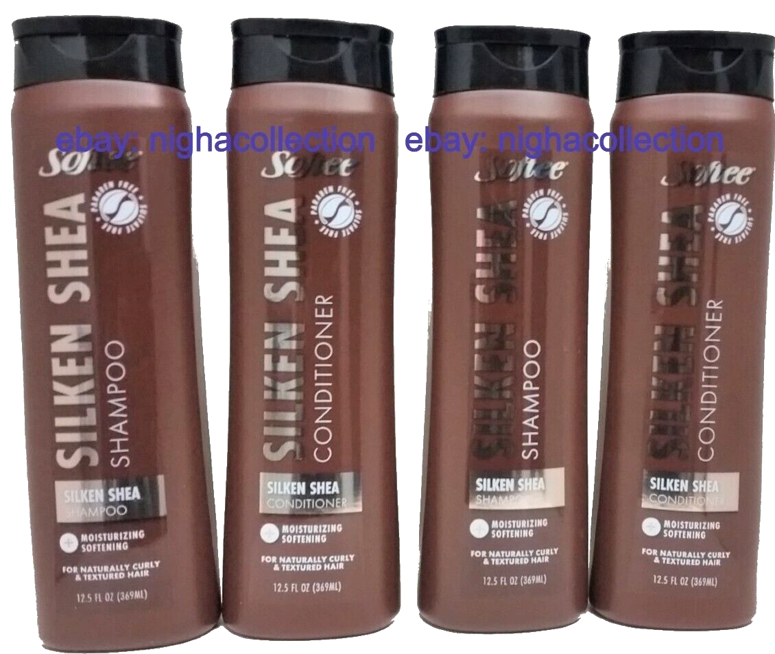 ( LOT 4 ) Silken Shea Shampoo & Conditioner Naturally Curly & Textured ...