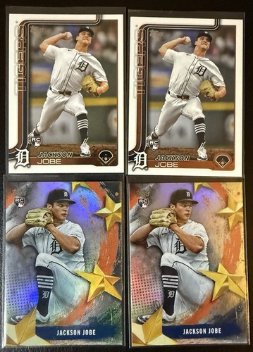 Jackson Jobe - 4 Card Lot - 2025 Topps Series 2 Stars of MLB & Base ...