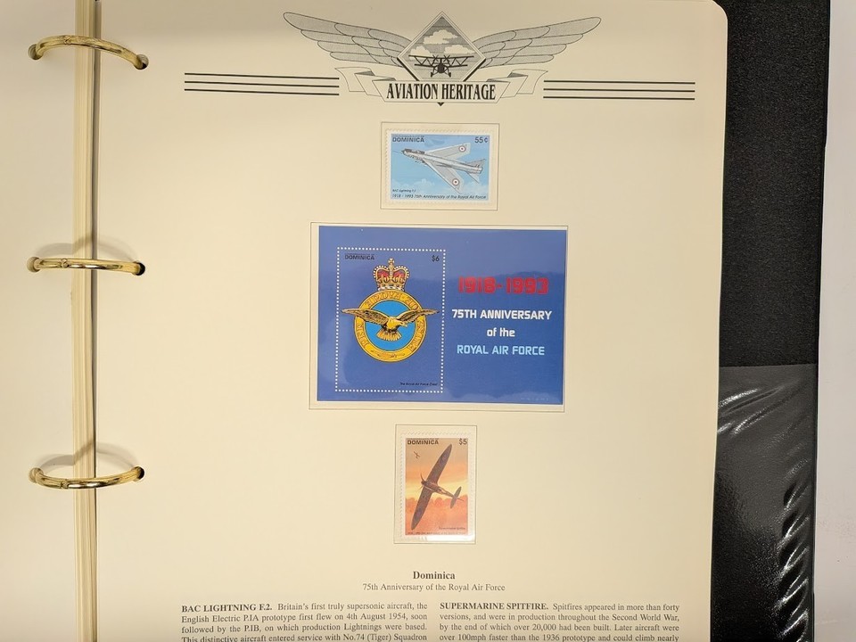 Westminster Aviation Heritage Stamps Covers FDC 75th Anniversary of RAF ...