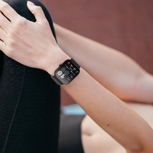 5 Pack Elastic Nylon Watch Band Compatible with Amazfit Bip 6/ Bip 5 ...