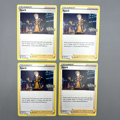 Pokémon TCG Spark Trainer Supporter Pokemon Go 070/078 x4 Playset | eBay