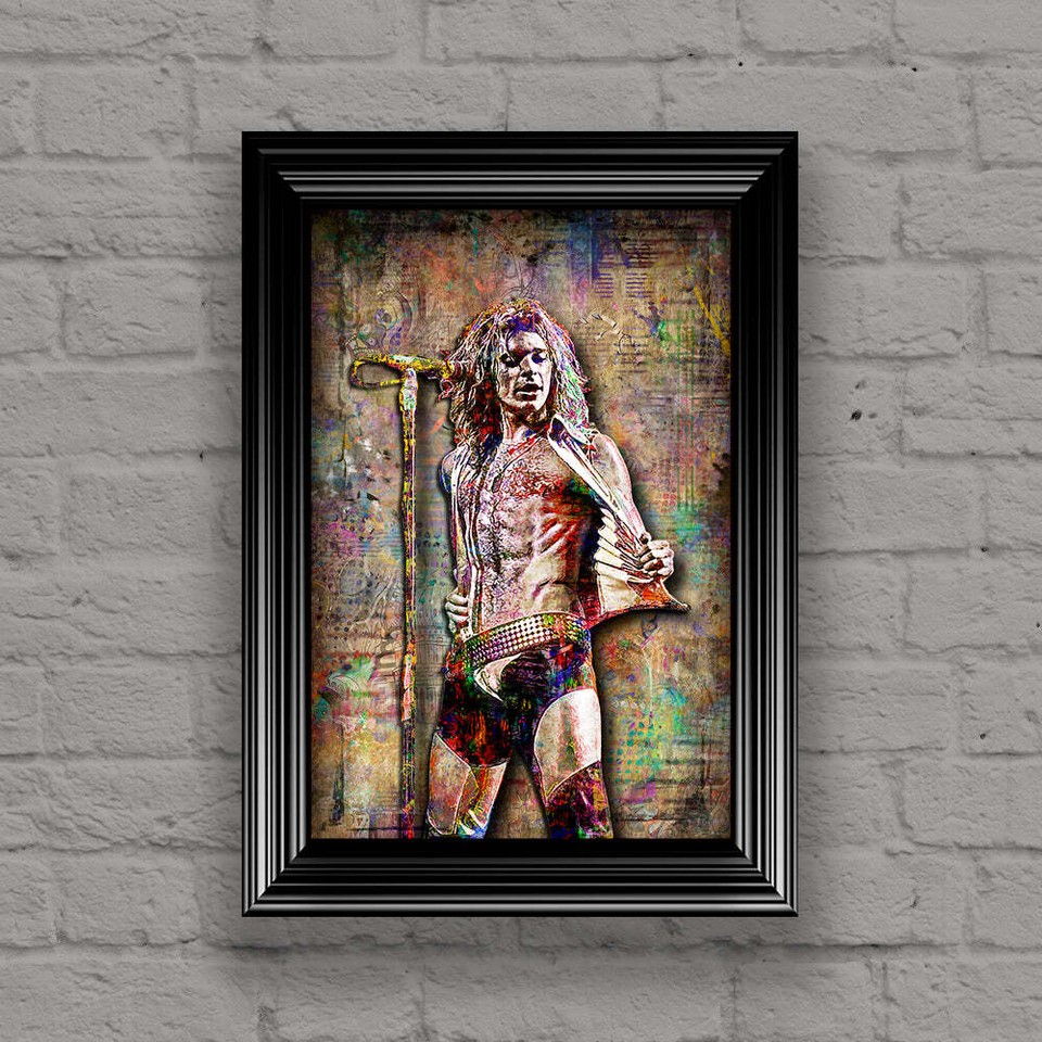David Lee Roth of Van Halen Poster, David Lee Roth Van Halen Tribute ...