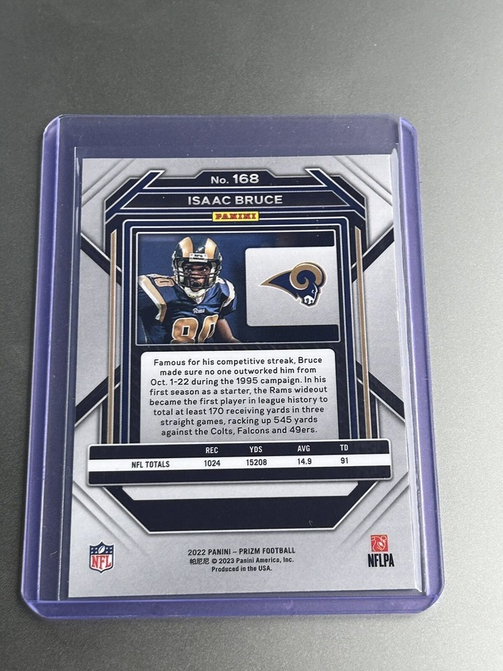 2022 NFL Prizm Isaac Bruce Prizm Rams #168 HOF | eBay