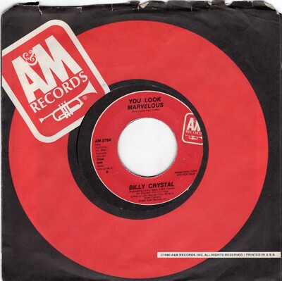 Billy Crystal – You Look Marvelous 1985 A&M Synth Pop VG+ | eBay