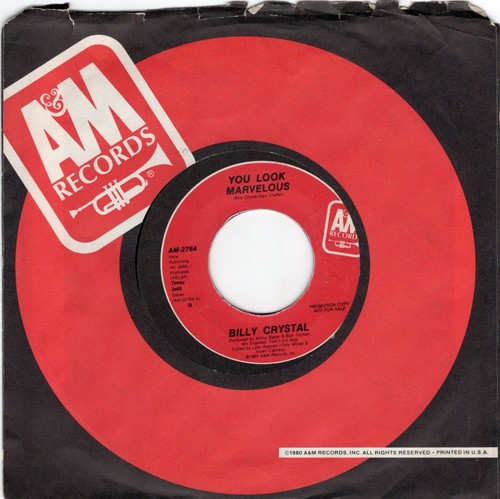 Billy Crystal – You Look Marvelous 1985 A&M Synth Pop VG+ | eBay