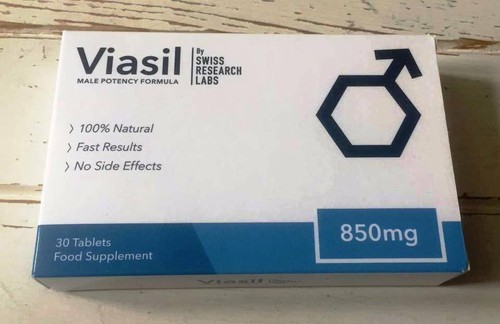 VIASIL Male Potency Formula by Swiss Research Labs 850mg 10 Tablets for ...