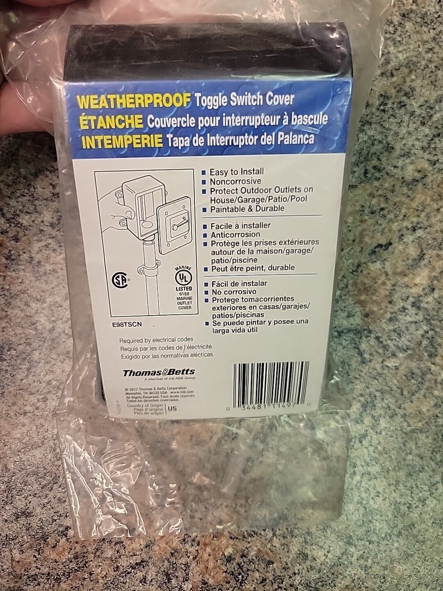 Carlon Weatherproof Switch Cover Carlon Toggle Switch Cover SEE