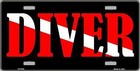 Scuba Diver Metal Novelty License Plate Tag LP2455 | eBay