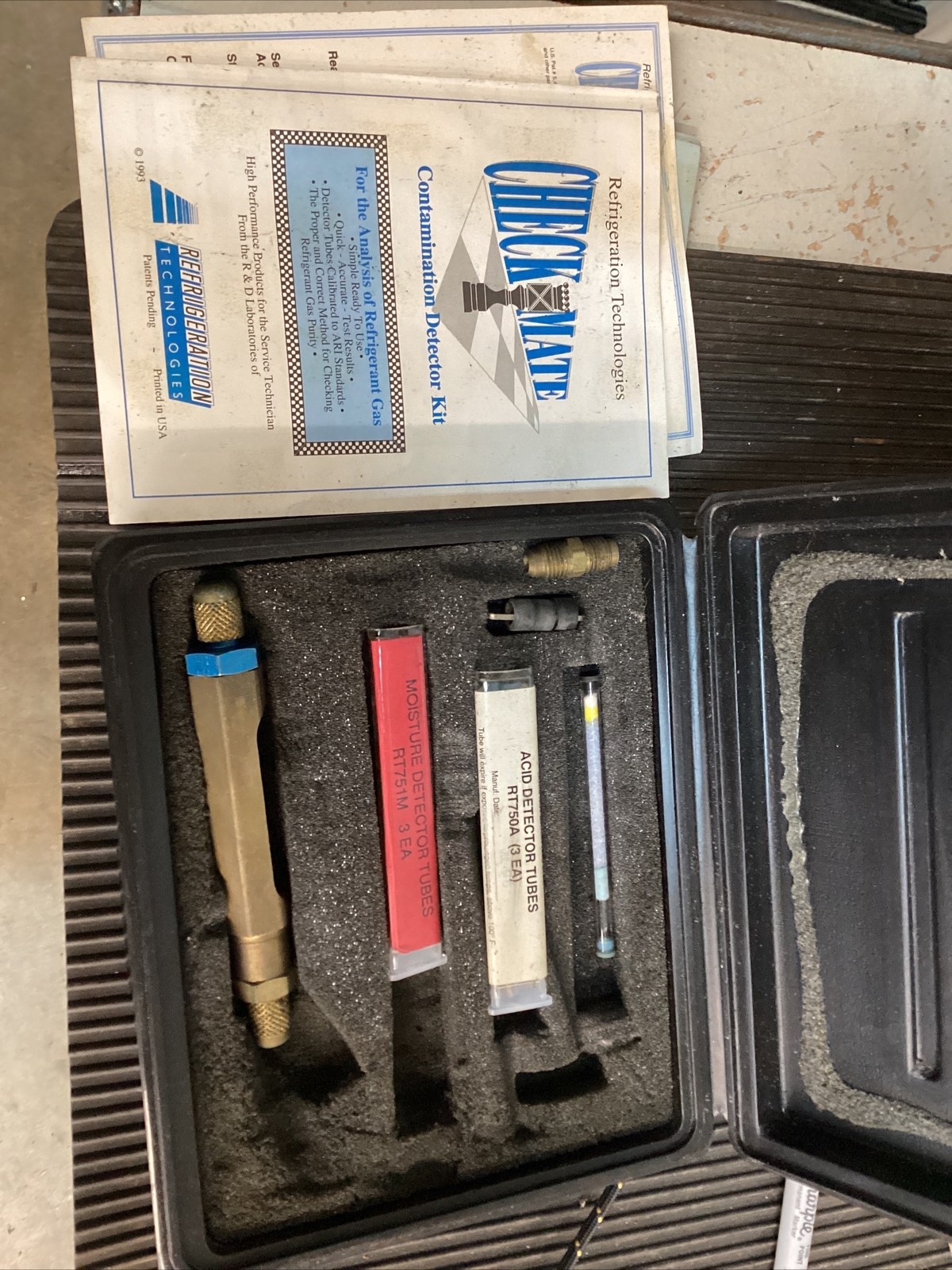 REFRIGERATION TECHNOLOGIES CHECKMATE CONTAMINATION DETECTOR KIT - With ...