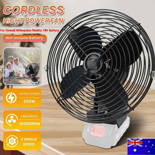 10000RPM High Power Fan Cordless Iron Fan for Dewalt Milwaukee Makita ...