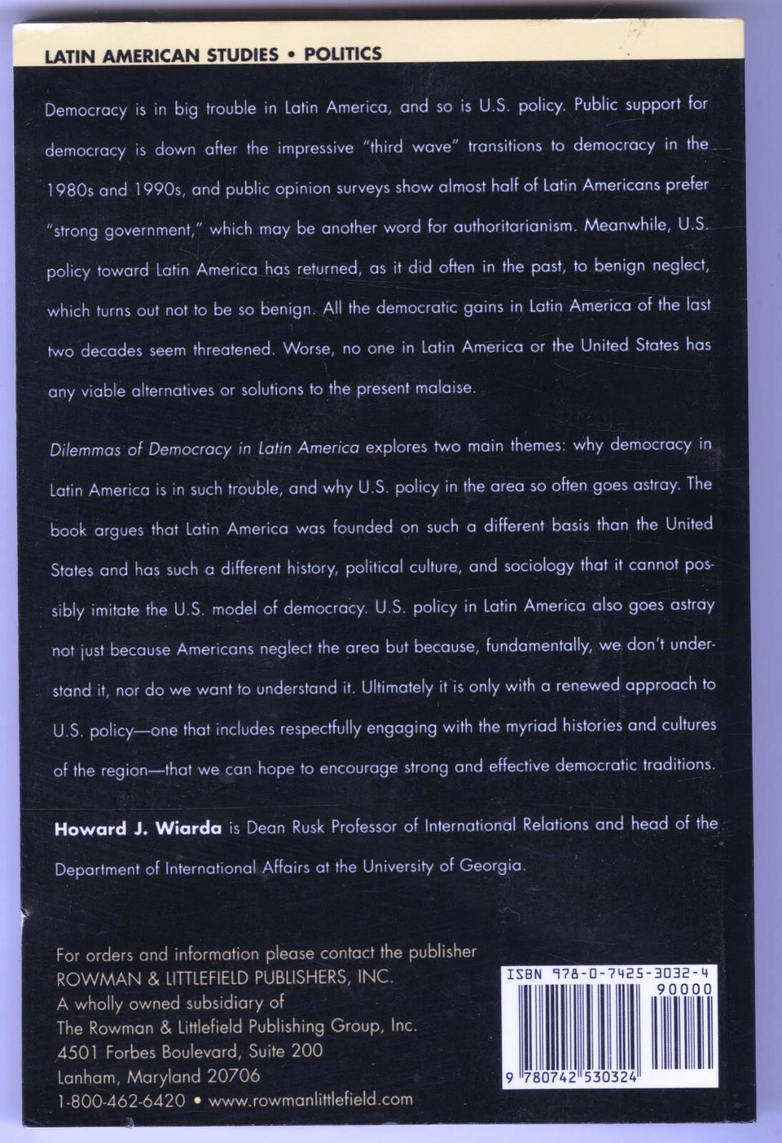 Dilemmas of Democracy in Latin America : Crises and Opportunity by ...