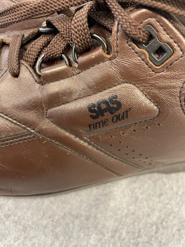 SAS Time Out Mens Comfort Shoes / Antique Walnut Leather / Sz 14 WW | eBay