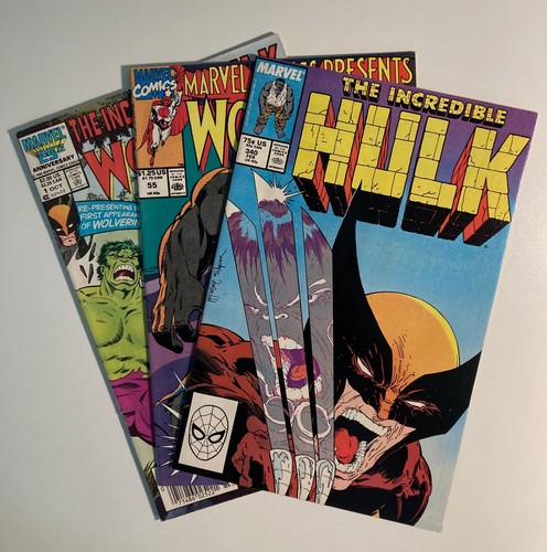 The Incredible Hulk #340 VF+, Marvel Comics Presents #55 VF+, Hulk ...