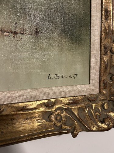 Original Oil Painting Willy / Willie Bauer Signed and Nicely Framed 33 ...