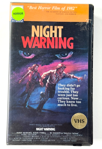 vtg 1982 Night Warning VHS cassette tape HORROR Comworld Thom EMI | eBay