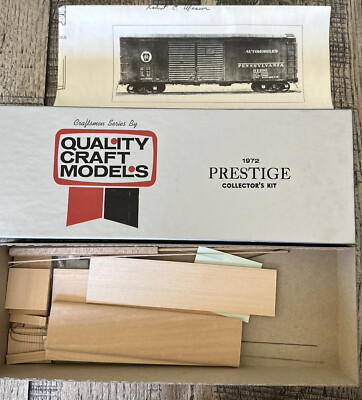 Quality Craft Models HO Kit #1972 40’ PRR Auto Box Car NOS! | eBay
