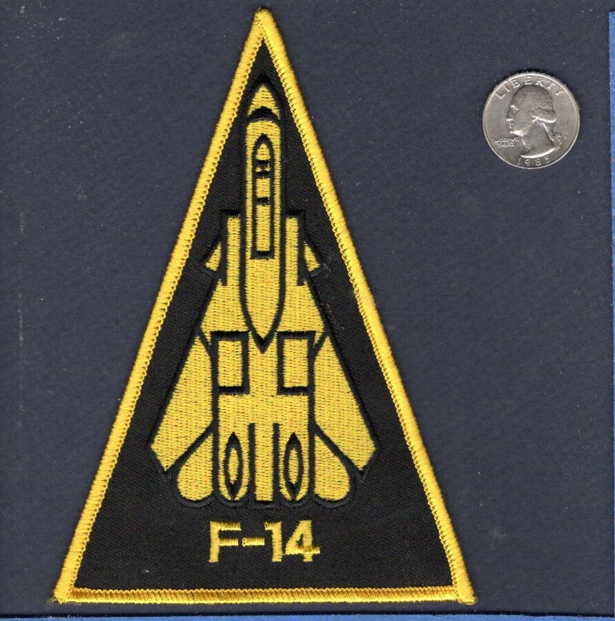 F-14 F-14A+ F-14B F-14D TOMCAT US Navy 6" VF Fighter Squadron Triangle ...