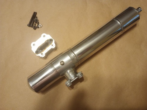 Hatori tuned pipe for Helicopter. OS .91 120 Nitro TREX Goblin RAVE ENV ...